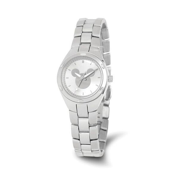 Disney | Accessories | Disney Ladies Silver Dial Mickey Mouse ...